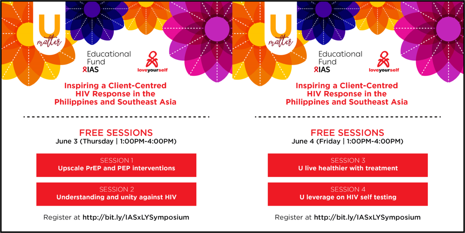 IAS x LoveYourself for Virtual Symposium on HIV Care - LoveYourself Inc.